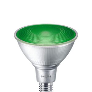 13.5W PAR38 Medium Base Green Glass LED Light Bulb