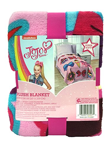 Nickelodeon JoJo Siwa Follow Your Dreams Plush Twin Blanket