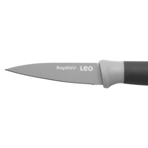 BergHOFF Leo Ceramic Coated Non-Stick Paring Knife, 8.5cm, Stainless Steel, Grey