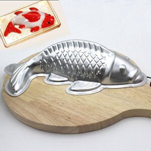 wotoy 10-inch Non-stick Animal Fish Cake Baking Pan Aluminum Pans Mold