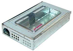 jt eaton 420cl repeater low profile multiple catch live mouse trap with clear inspection window, no bait pest control (pack of 12)