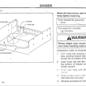 HON Shelf Dividers 2/pk