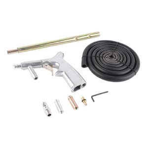 Air Sand Blaster Gun 1/4" Sand Blasting Nozzle Gun Feed Sandblast Kit Portable Speed Blaster Tool for Sandblasting Cabinet Abrasive Media Blaster 60-120PSI