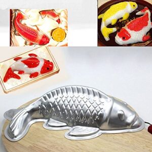 wotoy 10-inch Non-stick Animal Fish Cake Baking Pan Aluminum Pans Mold