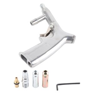 Air Sand Blaster Gun 1/4" Sand Blasting Nozzle Gun Feed Sandblast Kit Portable Speed Blaster Tool for Sandblasting Cabinet Abrasive Media Blaster 60-120PSI