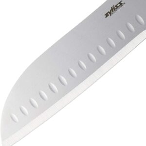 ZYLISS 2 Piece Santoku Knife Set with Sheath Covers, Stainless Steel