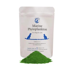 mr. ros marine phytoplankton: supercharge your dog's health (2.12 oz / 60 g). essential nutrients for shiny coat, strong joints & overall wellbeing