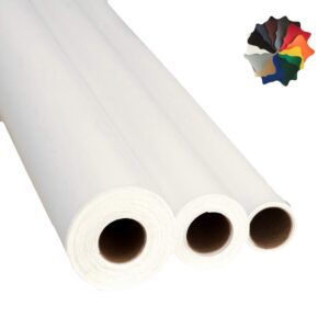 marine vinyl fabric - 54" - white: 5 yards (rolled on tube)