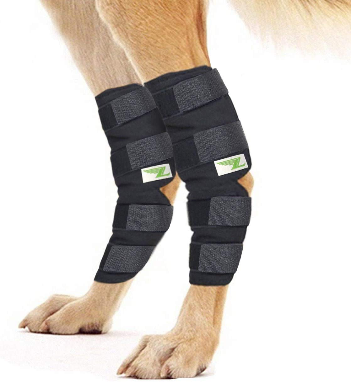 Rear Dog Leg Brace One Pair Heals Hock Joint Wrap Sleeve for Hind Legs(L/Long)