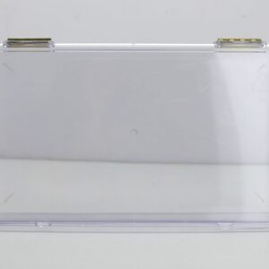 Clear Hinged Plastic Box 10 3/8" L x 6" W x 2" H - 1 Piece Per Pack