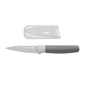 BergHOFF Leo Ceramic Coated Non-Stick Paring Knife, 8.5cm, Stainless Steel, Grey