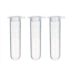 eowpower 100 pieces 4 ml plastic vial tube tubes for sample storage container beads liquid