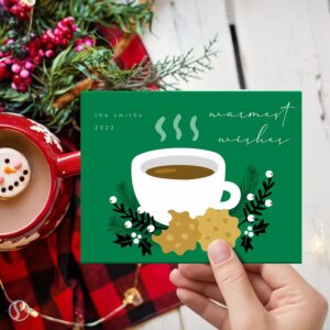 2025 Blank Christmas Cards – 25 Red and 25 Green 4.25" x 5.5" Cards, 50 White Envelopes - Great for Holiday and New Year Greetings, Invitations, Thank You, Announcements, Thinking of You - 50 Sets