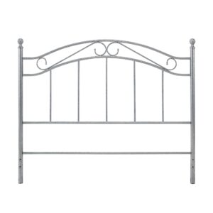 Dorel Living Winnie Full/Queen Metal Headboard, Pewter