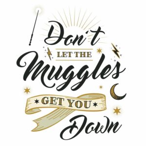 roommates rmk3608gm harry potter muggles quote peel and stick giant wall decals