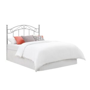 Dorel Living Winnie Full/Queen Metal Headboard, Pewter