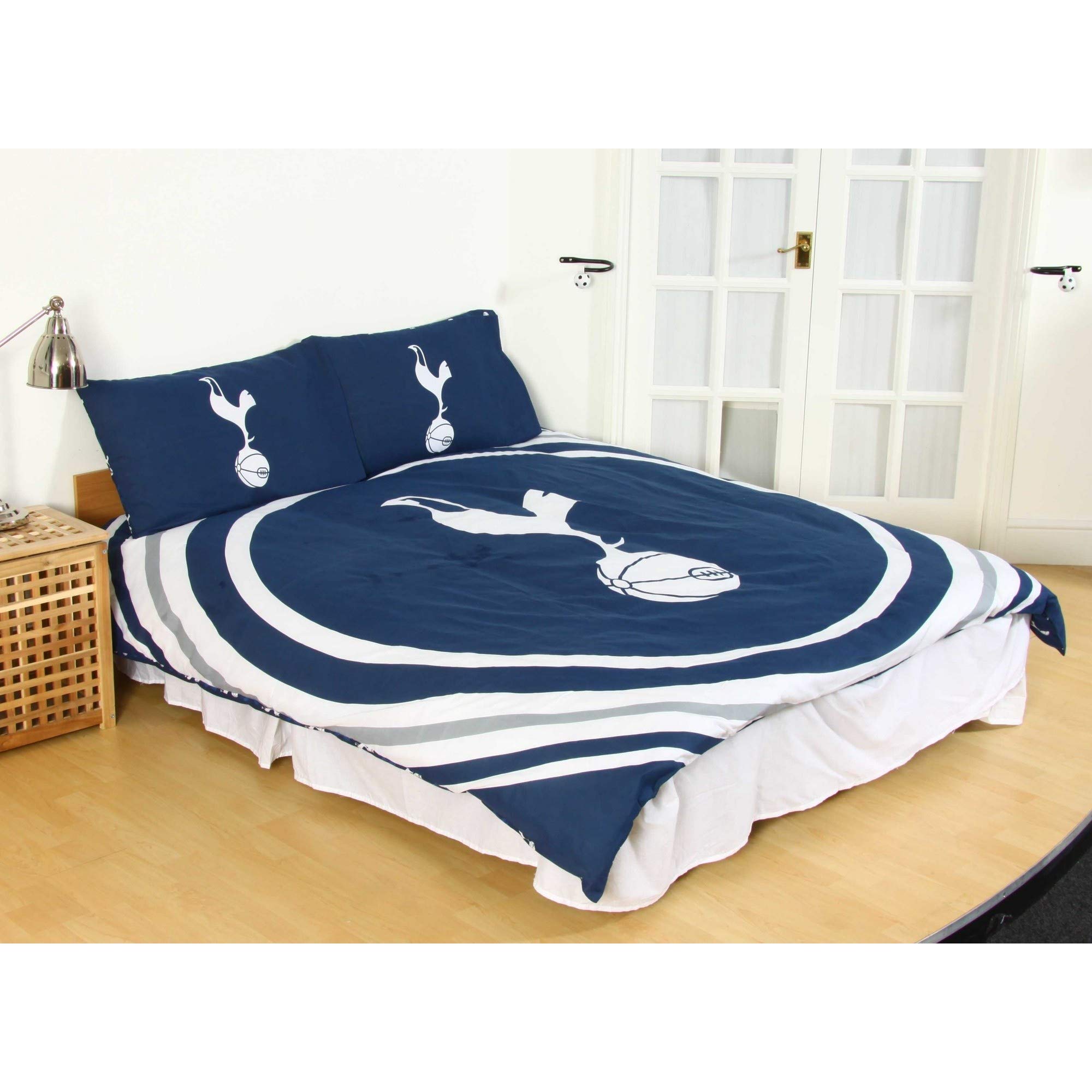 Tottenham Hotspur FC Pulse Wende Bettdeckenbezug und Kissenbezug für Einzelbett Set