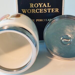 Evesham Vale by Royal Worcester, China Egg Coddler & Lid, King Size