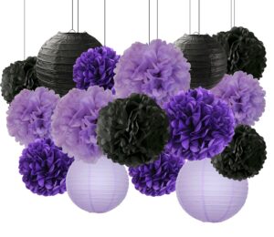 purple and black graduation decorations 2024 graduation party decorations halloween decorations vampirina party decorations black purple party decorations vampire party decor bridal shower decorations