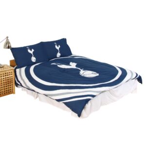 Tottenham Hotspur FC Pulse Wende Bettdeckenbezug und Kissenbezug für Einzelbett Set