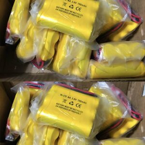 AA900MAH Unitech 6200RP LEDR-1 Lowes 253799 OSA230 3.6V 700MAH 900MAH Battery for Exit Sign Emergency Light NiCd 800mah 600mah 1000mah