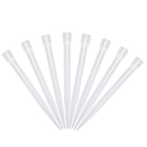 eowpower 50 pieces 5 ml laboratory lab plastic liquid pipette pipettor tips