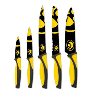 NCAA Iowa Hawkeyes 5-Piece Kitchen Knife Set