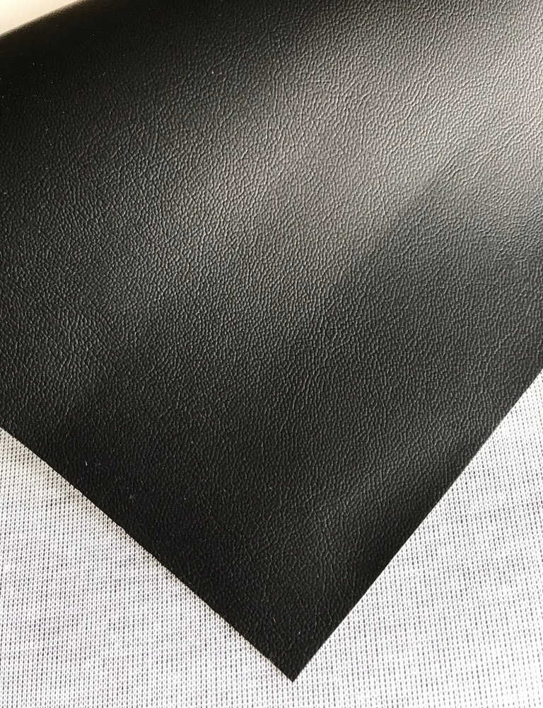 Marine Vinyl Fabric - 54" - Black: Sold by The Yard