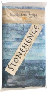 stonehenge gradations mystic midnight stone strips 40 2.5-inch strips jelly roll northcott