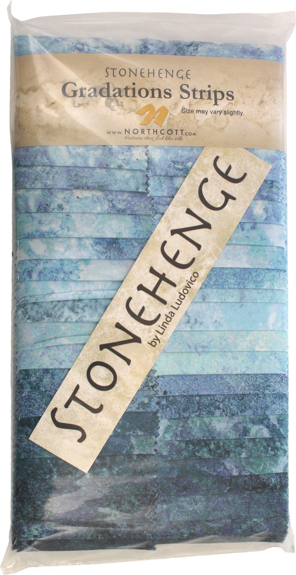 Stonehenge Gradations Mystic Midnight Stone Strips 40 2.5-inch Strips Jelly Roll Northcott