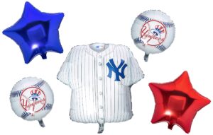 anagram new york yankees balloon bouquet, no size, multicolored