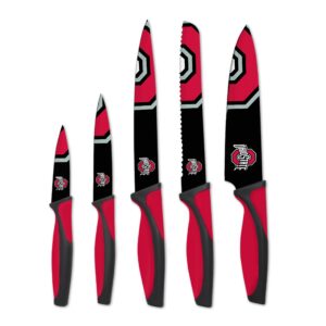 sports vault ncaa ohio state buckeyes kitchen knives