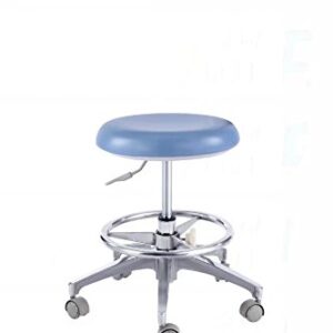 Dental Height Adjustable Lab Stool Leisure Chair PU Leather Commercial Furniture