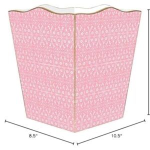 Marye-Kelley WB1178-Spring Pink Wastepaper Basket