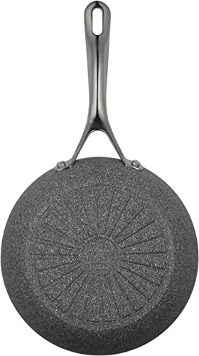 Ballarini 75001-762 Torino Frying Pan, 9.4 inches (24 cm), Made in Italy, Induction Compatible, Granitium, 5-Layer Coating