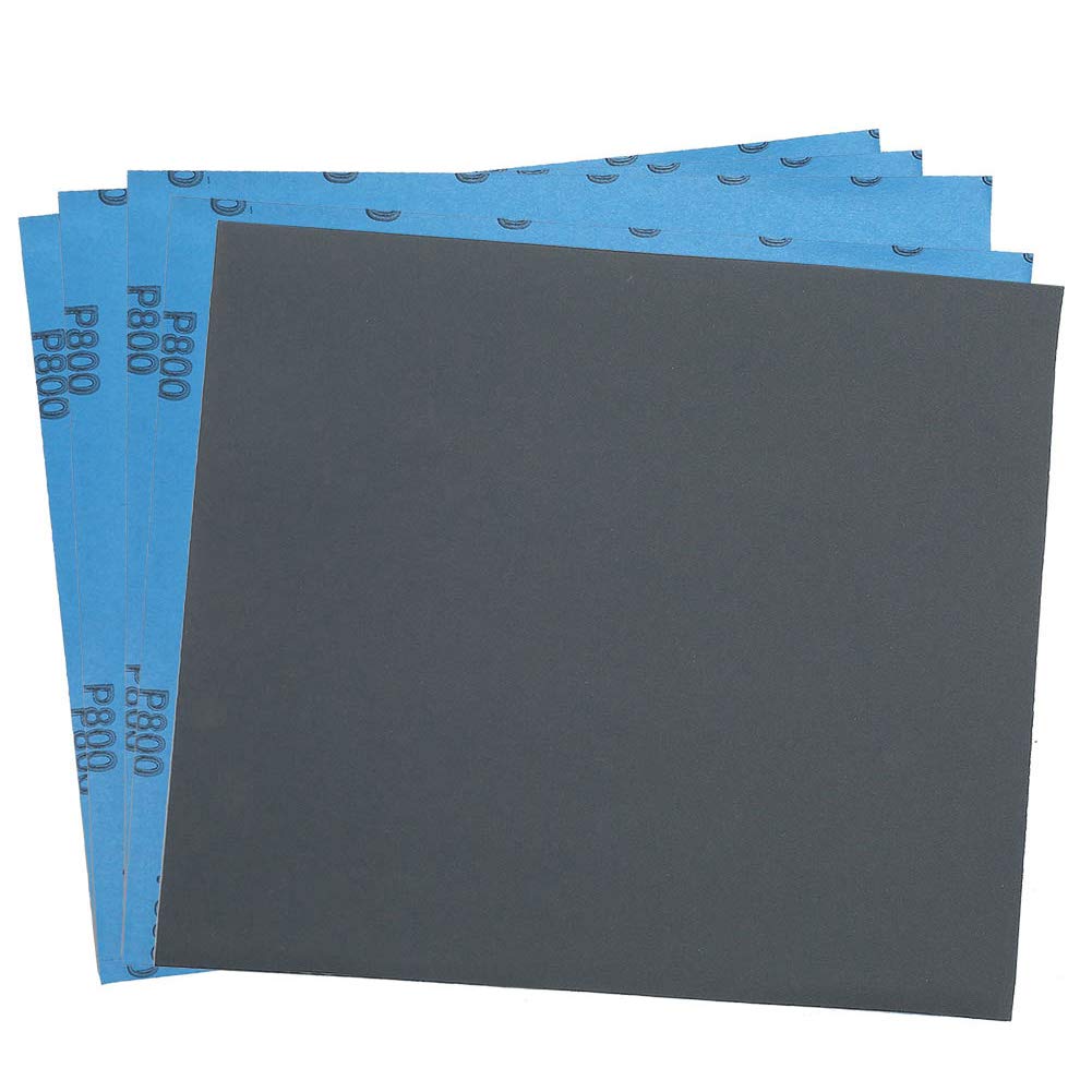 LotFancy 800 Grit Sandpaper, 9 x 11 30PCS Dry Wet Sand Paper, Silicon Carbide Sanding Sheet for Automotive Wood Furniture Metal Sanding, Polishing, Finishing