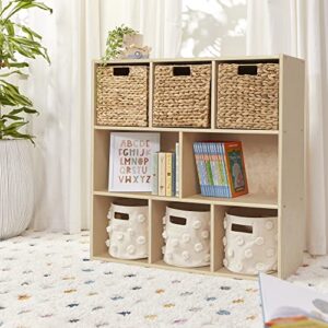 ECR4Kids Streamline 8-Compartment Storage Cabinet, 36in, Classroom Furniture, Natural