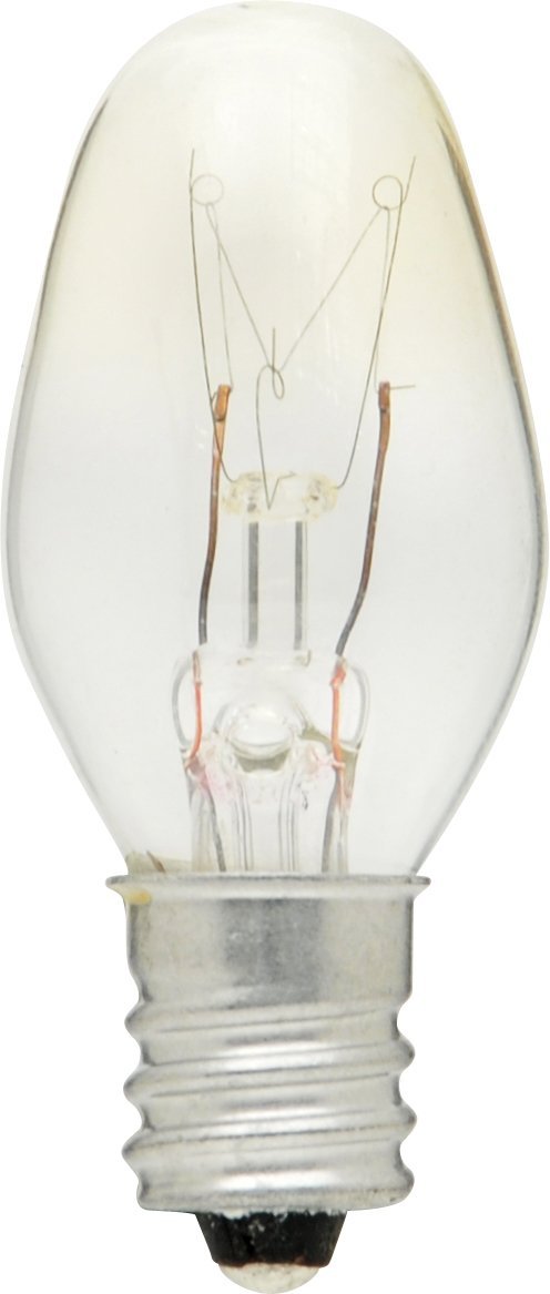 Sylvania Home Lighting 13523 C7-4W Incandescent Light Bulb, Candelabra Base, 4 Piece