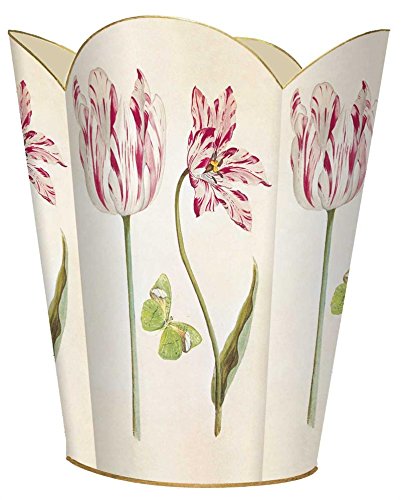 Marye-Kelley WB422 - Tulips and Butterflies Wastepaper Basket