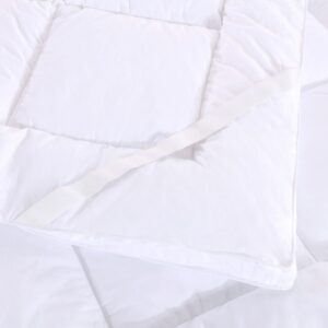 Sheetsnthings 2" Thick Mattress Pad/Topper 100% Plush Twin Extra Long with 42oz Down Alternative Fill