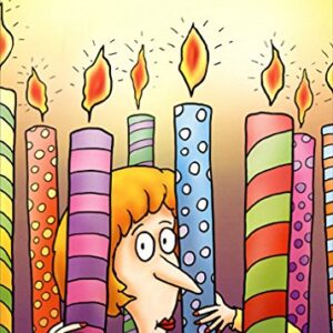 Surrounded by Candles - Oatmeal Studios Funny Birthday Card