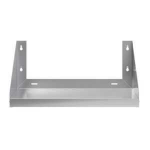 AmGood Stainless Steel Microwave Shelf | NSF Certified | Appliance Shelf | Heavy Duty | Commercial Grade | Wall Mount | Silver (24" Length x 18" Width)