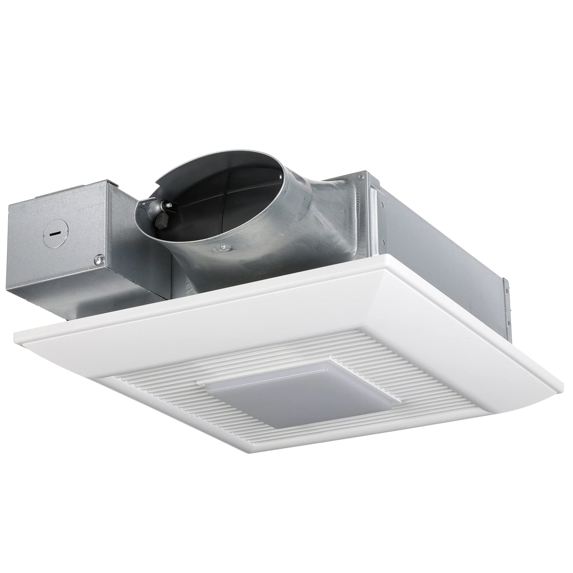 Panasonic FV-0510VSCL1 WhisperValue DC Ventilation Fan with Light and Condensation Sensor for Humidity Control - 50-80-100 CFM - Bathroom Wall Fan