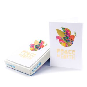 hallmark unicef boxed christmas cards, peace on earth dove (12 cards and 13 envelopes) (1xpx2022)