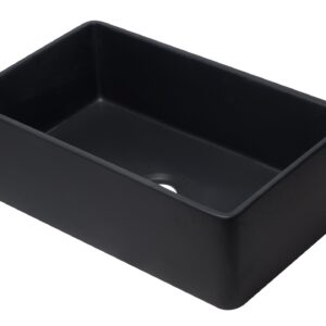 ALFI brand AB3320SB-BM Kitchen Sink, Black Matte