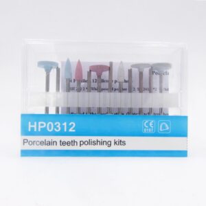 12pcs porcelain polishing kits hp-0312 used for low-speed hand tool