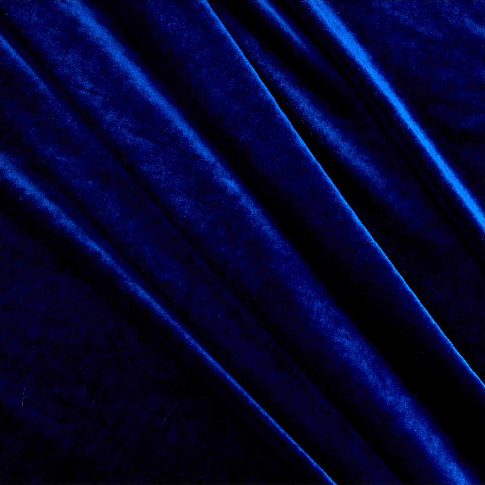 Stretch Velvet Royal, Fabric by the Yard