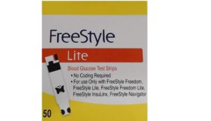 freestyle lite glucose test strips 50 count