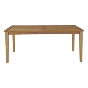 Modway EEI-2717-NAT Marina Premium Grade A Teak Wood Outdoor Patio, 72" Dining Table, Natural