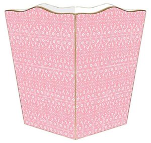 marye-kelley wb1178-spring pink wastepaper basket